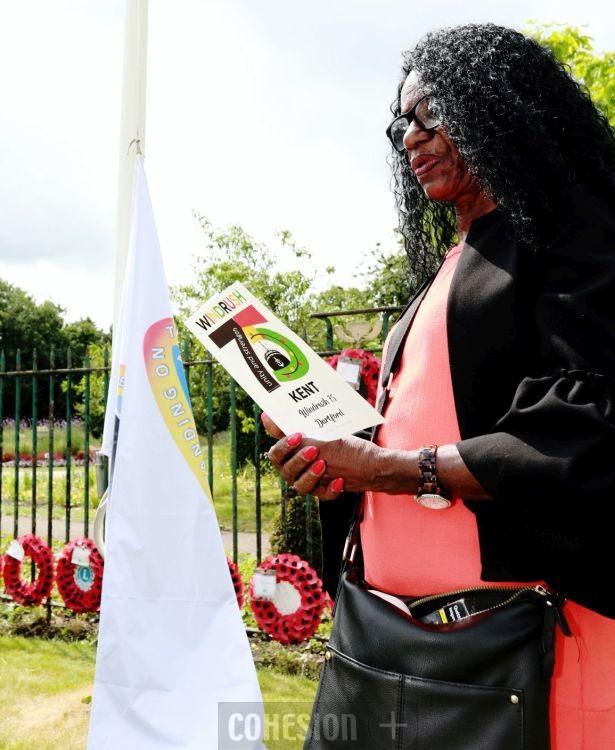 Dartford Windrush Flag Raising Ceremony - Cohesion Plus